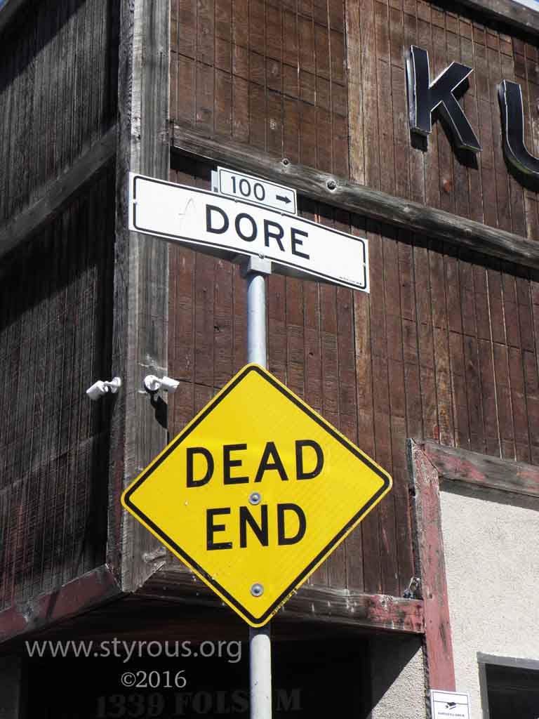 The Styrous® Viewfinder: Dore Street, San Francisco ~ 2016