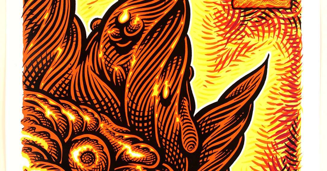 INSIDE THE ROCK POSTER FRAME BLOG: Mark Dean Veca Ween Baltimore Poster ...