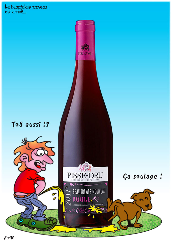Les petits noirs d'Erby Kezako: Le pinard c'est de la vinasse....