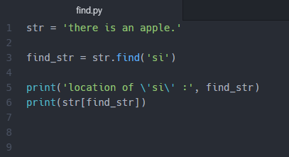 Python str.find():별빛 연구소(Starlight Lab)