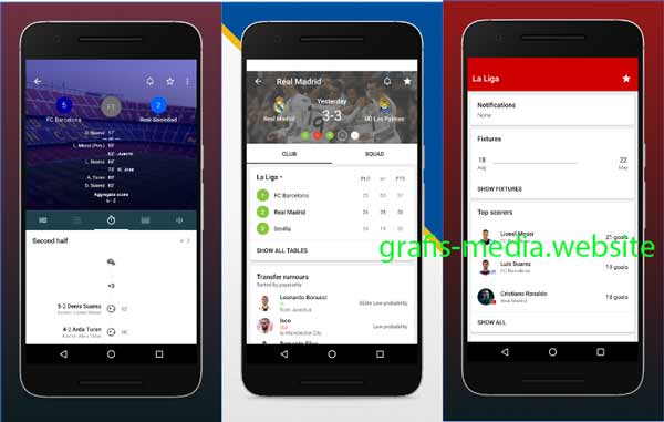 6 Aplikasi Live Score Android Dan Berita Bola - Buku Ajaran SMA SMK