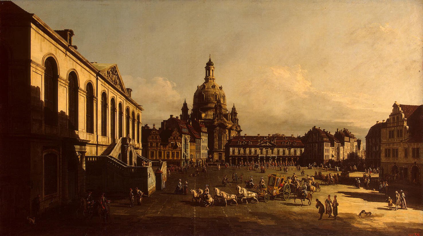 Neumarkt in Dresden - Bernardo Bellotto | Endless Paintings