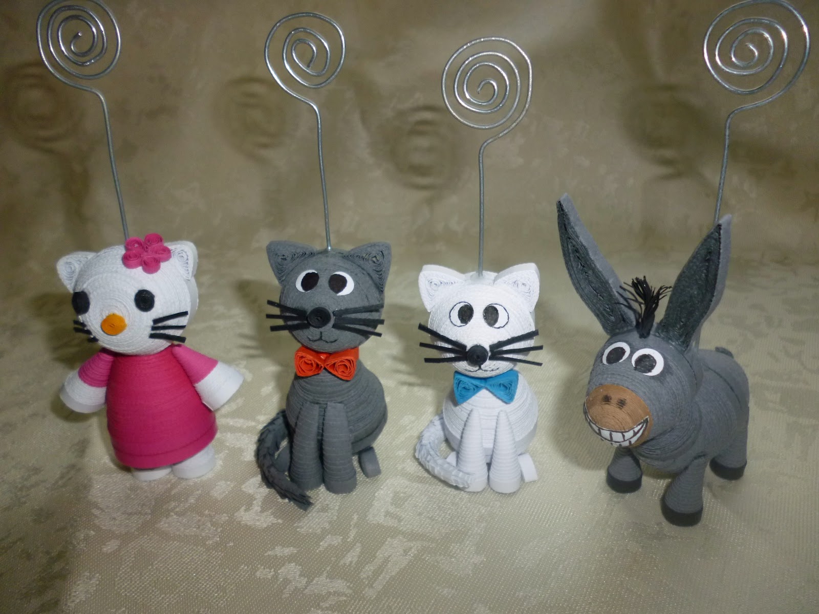 Papírvilág: papír állatkák / quilled miniature 3d animals