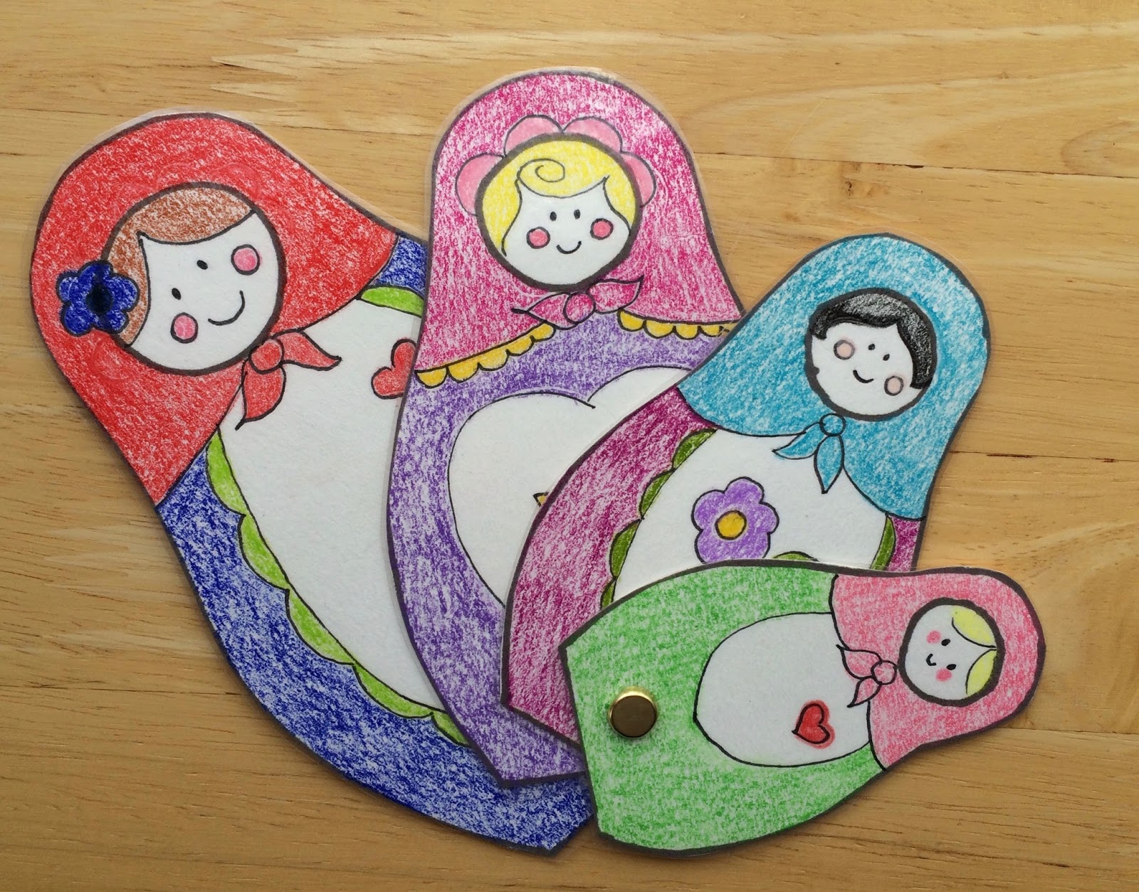 Kathy's Art Project Ideas: Russian Matryoshka Art Lesson
