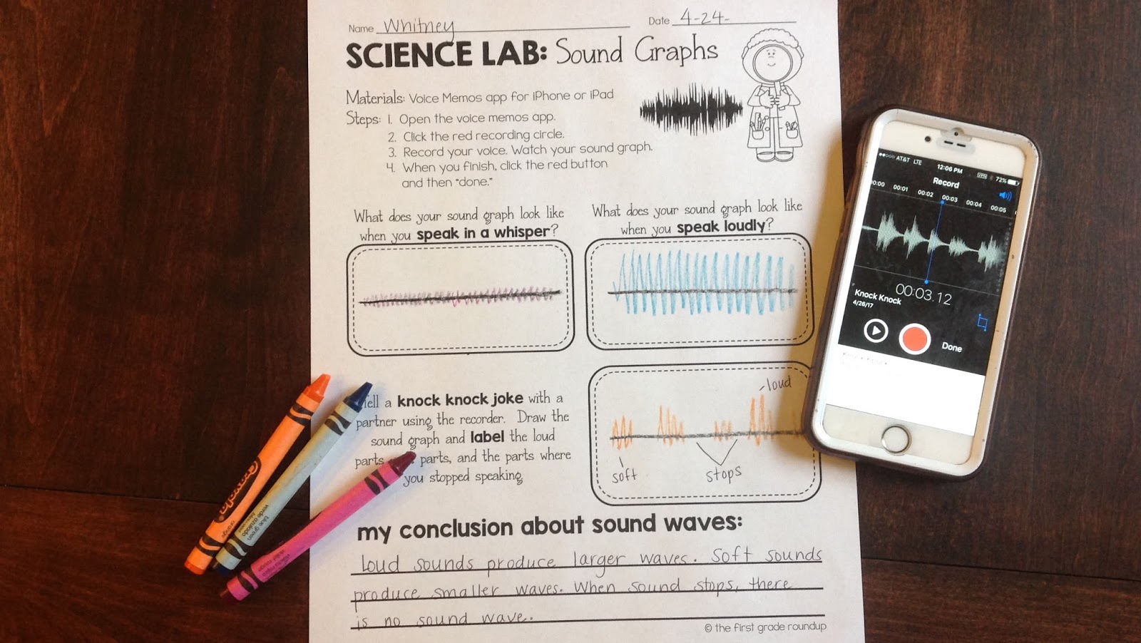 sound waves first grade unit and activities - The First Grade Roundup