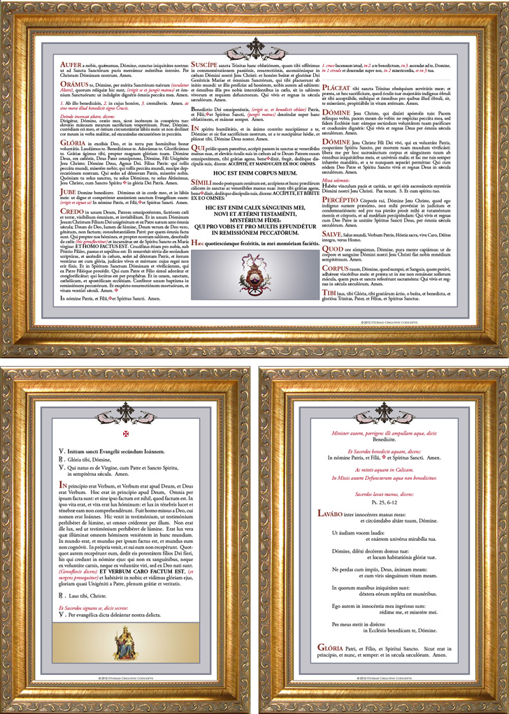 New Liturgical Movement: Altar Cards for Other Western Uses