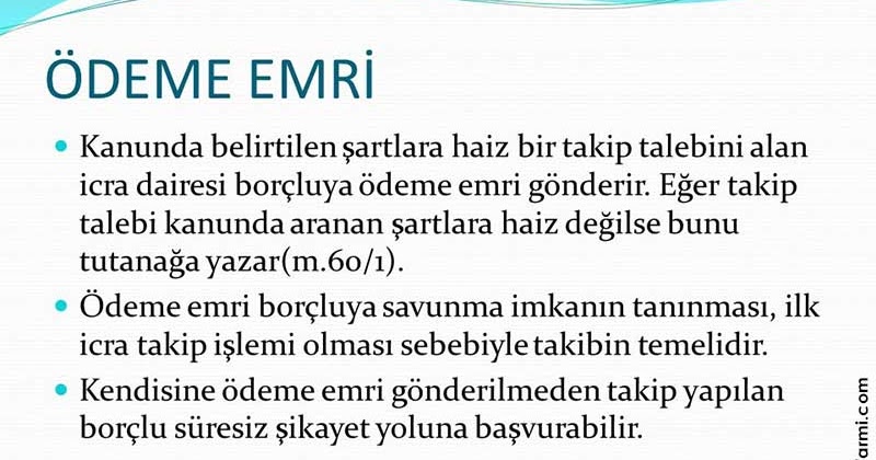 Ödeme Emri / İcra Emri Farkı Nedir?