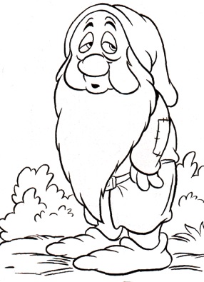 DIBUJOS PARA COLOREAR PINTAR IMAGENES: LOS SIETE ENANOS DE BLANCANIEVES ...