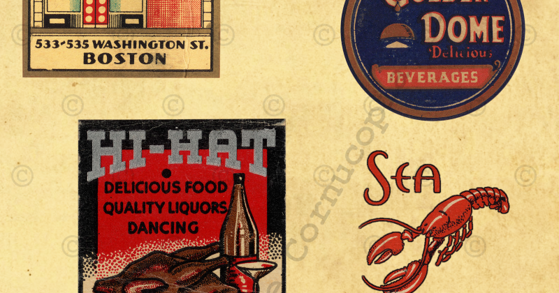 Anne's Creative Cornucopia: "Boston Matchbook Covers" - Postcard