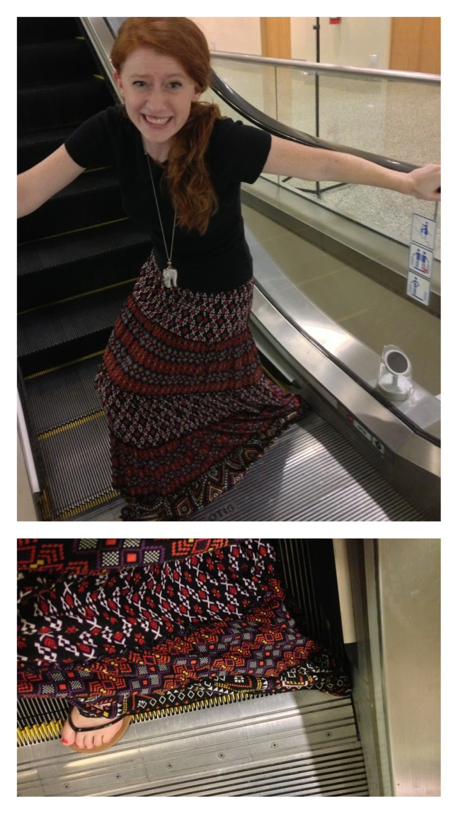 SINGing a New Song: Escalator warnings. Noted.