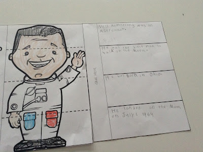 TeacherMomPlus3: Neil Armstrong Report + Craft