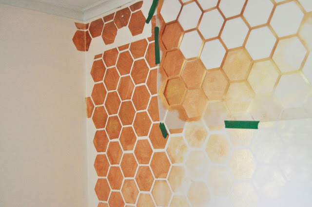 I need help creating some abstract/modern wall art using masking tape ...