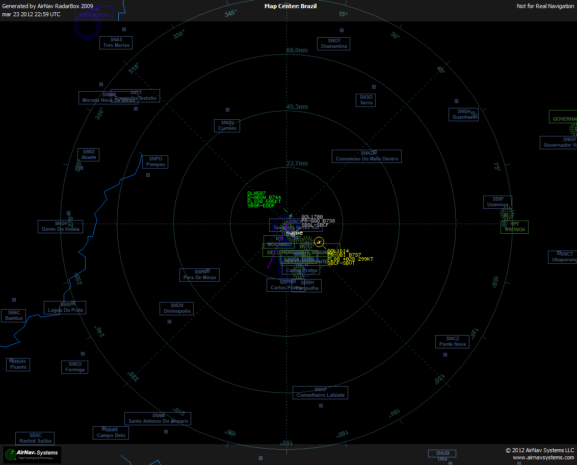 Radar MG Spotter: LUFTHANSA 747 D-ABVW