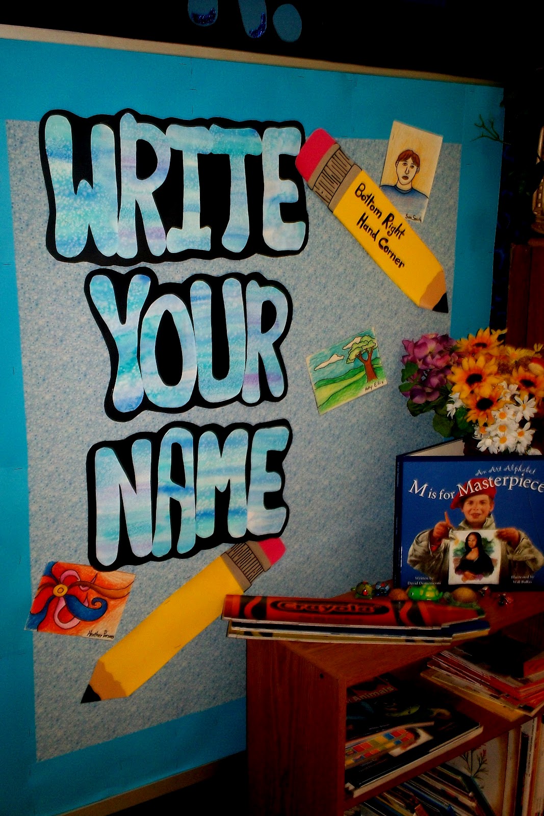 Art With Mr. E: WRITE YOUR NAME