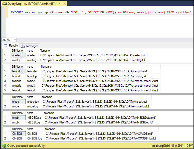 The SQL Server and .NET Hub: Executing T-SQL Statements Against All ...
