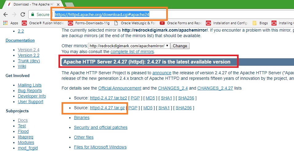 MiddlewareBox: How to Install Apache HTTP Server 2.4.27 Latest Version ...