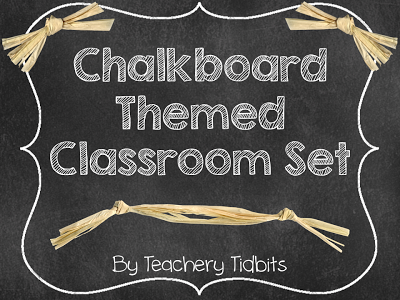 Teachery Tidbits: Chalkboard Craze