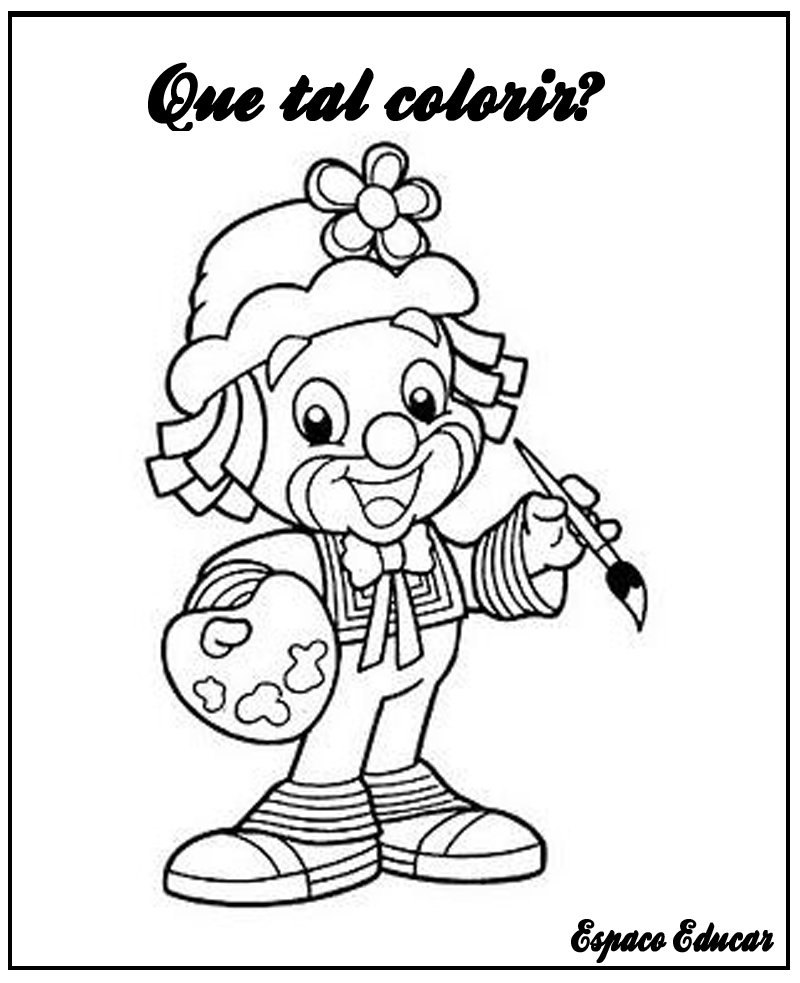 Atividades com desenhos lindos do Patati Patatá para colorir pintar ...