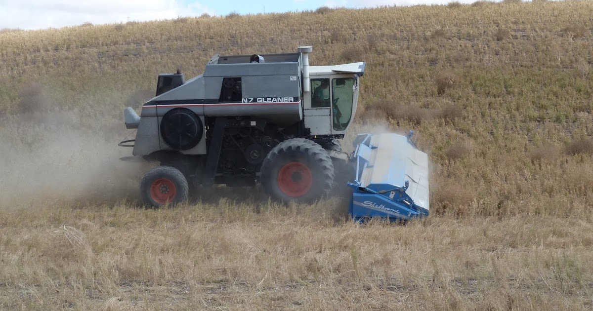FARMING THE PALOUSE: 2015 Harvest with Stripper Header -- Chickpeas