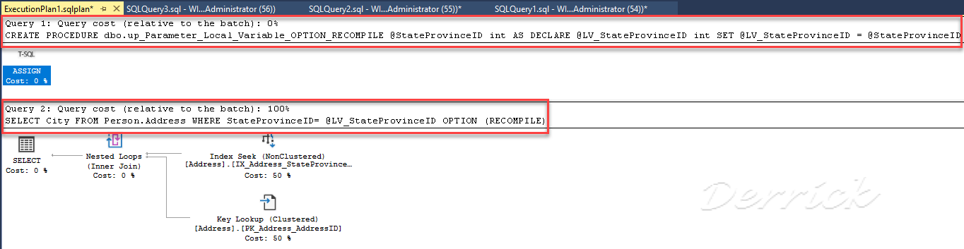 德瑞克：SQL Server 學習筆記: [SQL Server] Compare "WITH RECOMPILE / sp ...