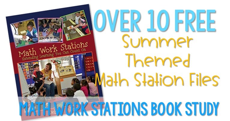 Blog Hoppin': Math Work Stations Summer Free Files!