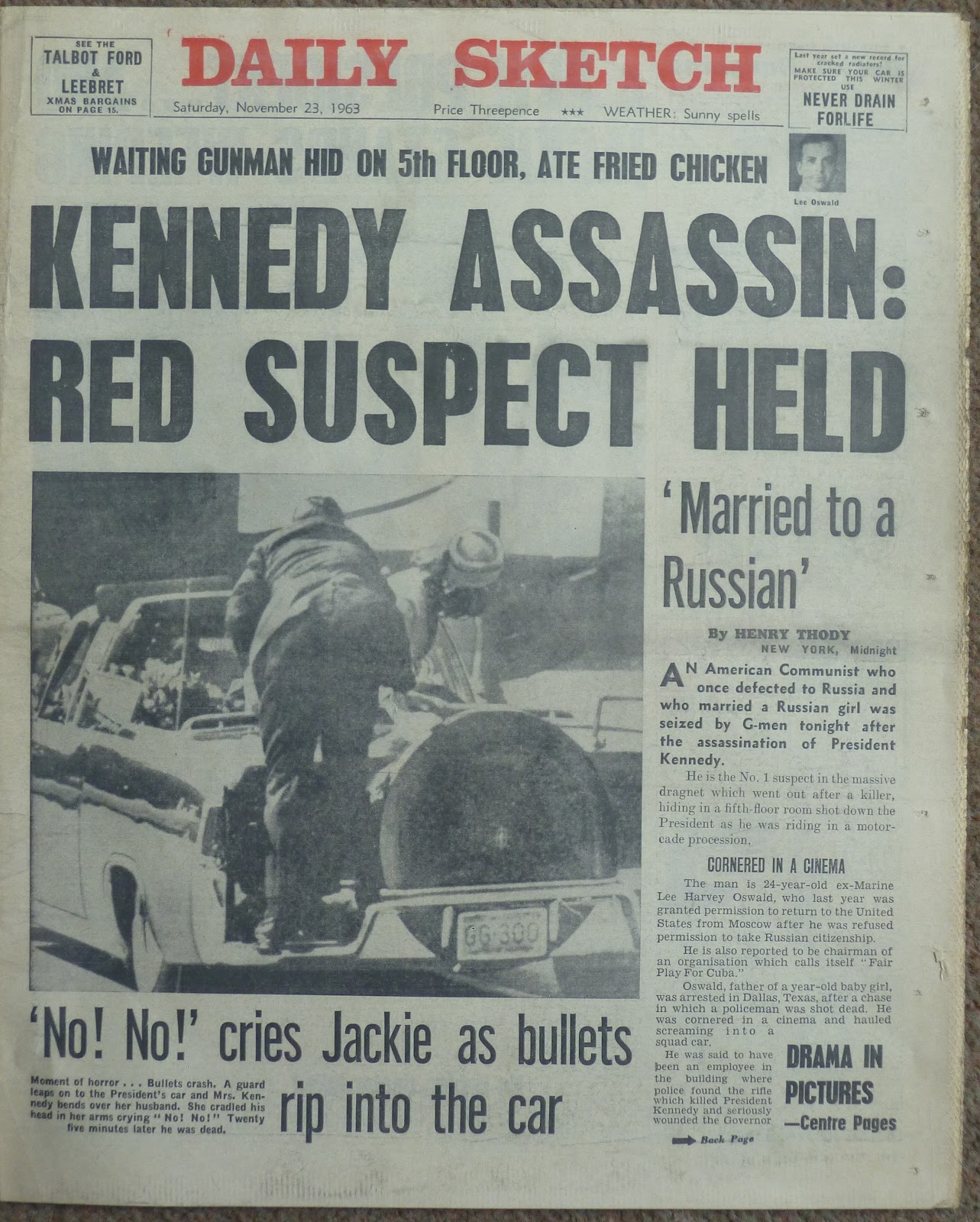 Hold The Front Page: JFK Assassination