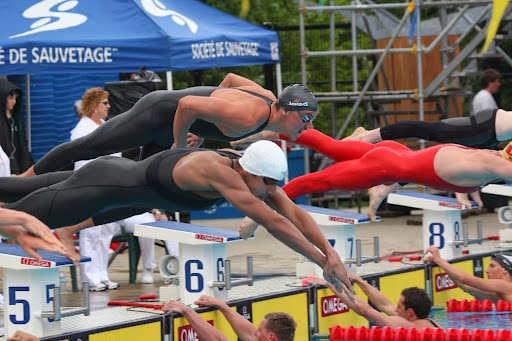 Male Athletes World: Swimmers with full body swimwear at swimming ...