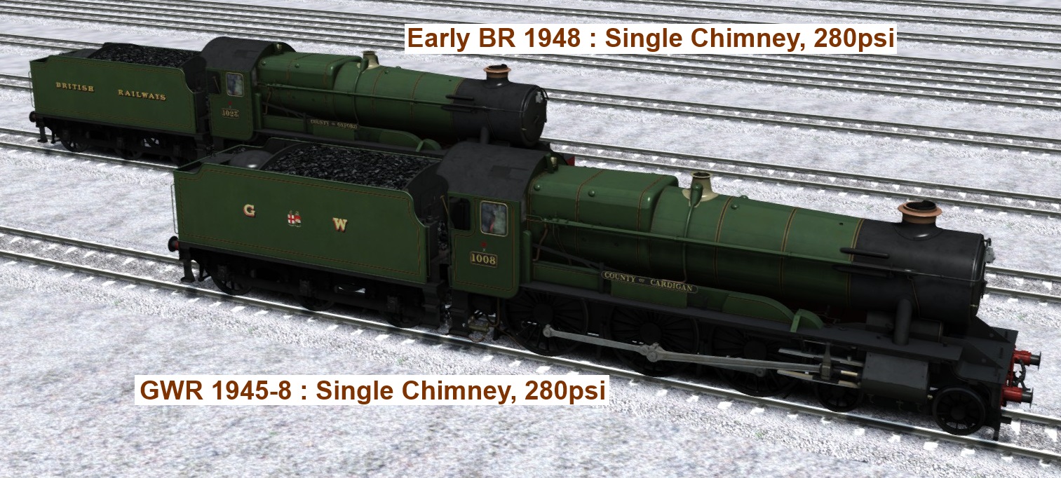 Victory Works: GWR County (1000 Class): In game!
