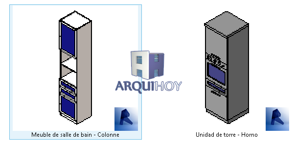 Familia Mueble Alacena (RFA) | ArquiHoy-Revit