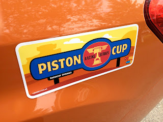 Dan the Pixar Fan: Cars: Piston Cup Magnetic Bumper Sticker