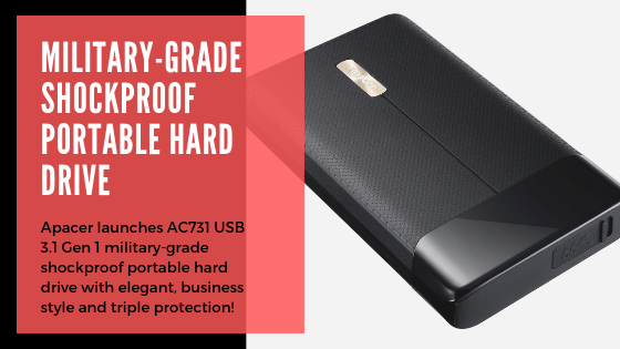 Military-Grade Shockproof Portable Hard Drive