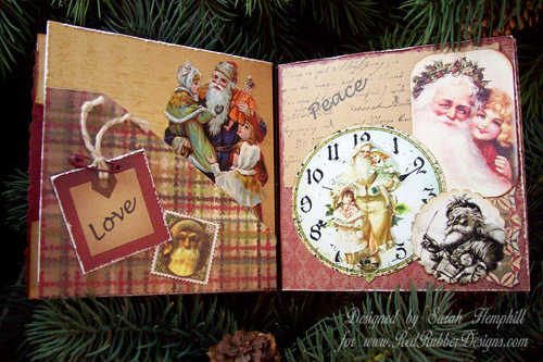 Vintage Figments: Santa Mini Album