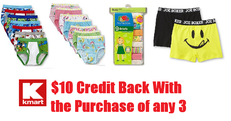 KMart Rolling Points Deal! Get $15 Kmart/Sears Credit Back With Any 3 ...