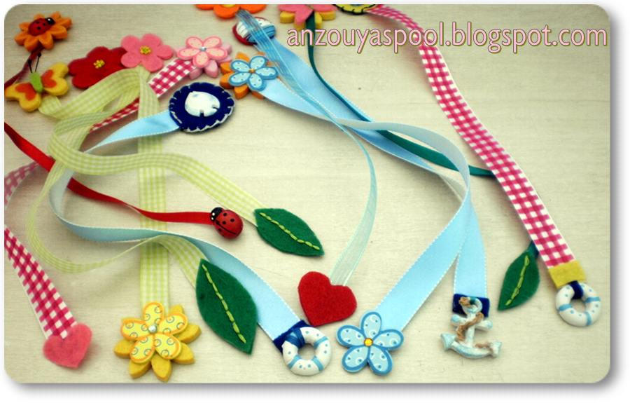 Anzouya: Cute Ribbon Bookmarks