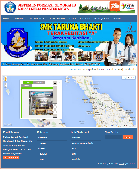 Source Code Web Gis Lokasi Kerja Praktek Master Source Code Web