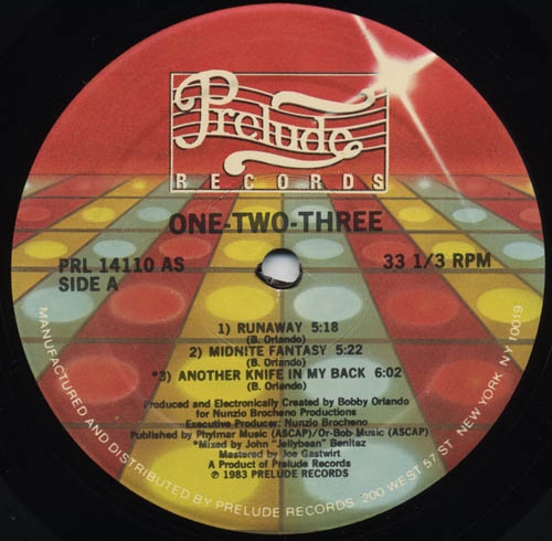 RETRO DISCO HI-NRG: ONE TWO THREE - One Two Three (ALBUM) 1983 Bobby 'O ...