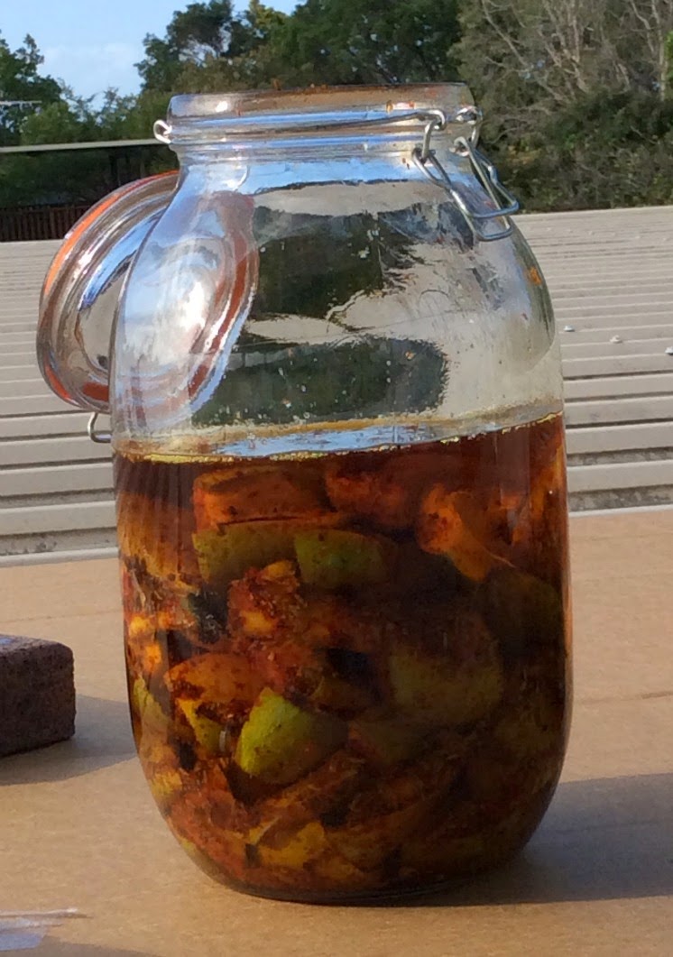 Bridget Larsen: T for Tuesday- Mango Kuchela and Achar