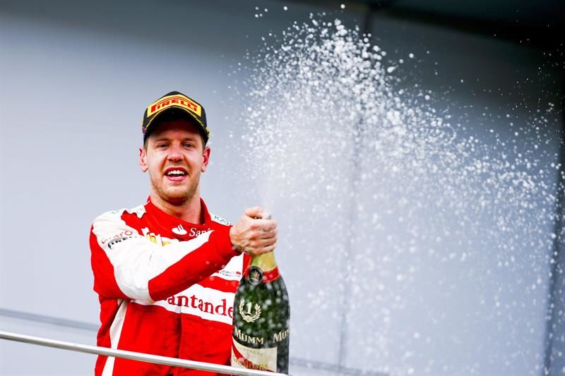 Just me and my favorites: Sebastian Vettel First Win for Ferrari