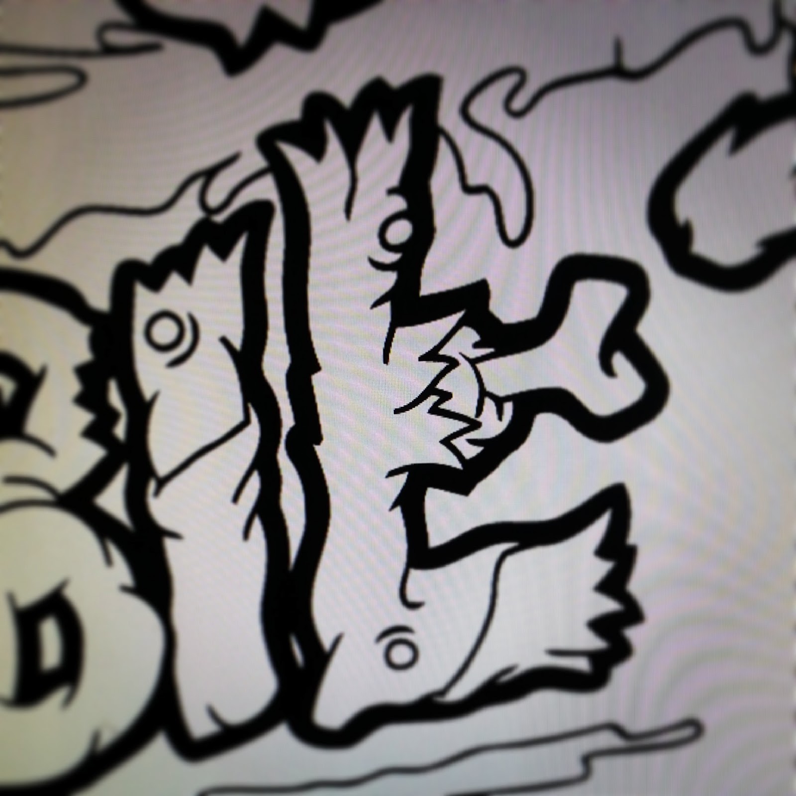 Jak's Ink Splattered blog!: Zombie lettering