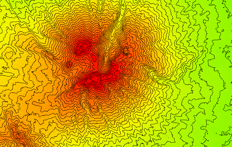 GIS : Membuat Peta Kontur Berdasarkan DEM ~ Sofian Hadi P.