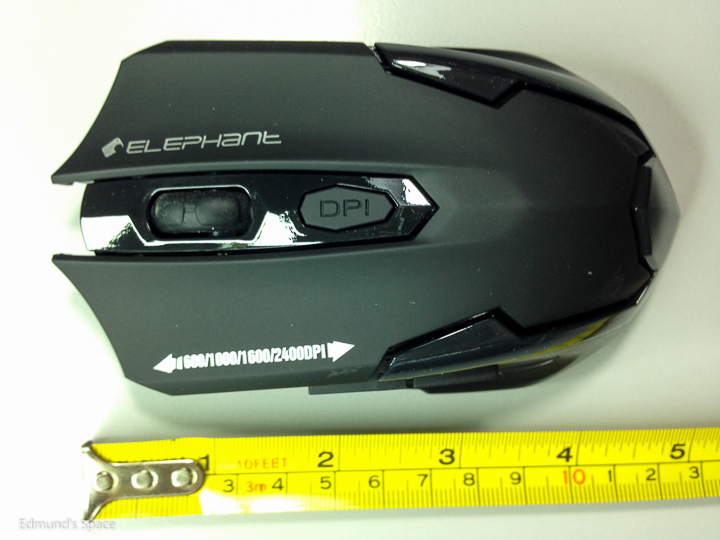 Edmund's Space: The capable Elephant ELE-M519 2.4 Ghz Wireless Mouse