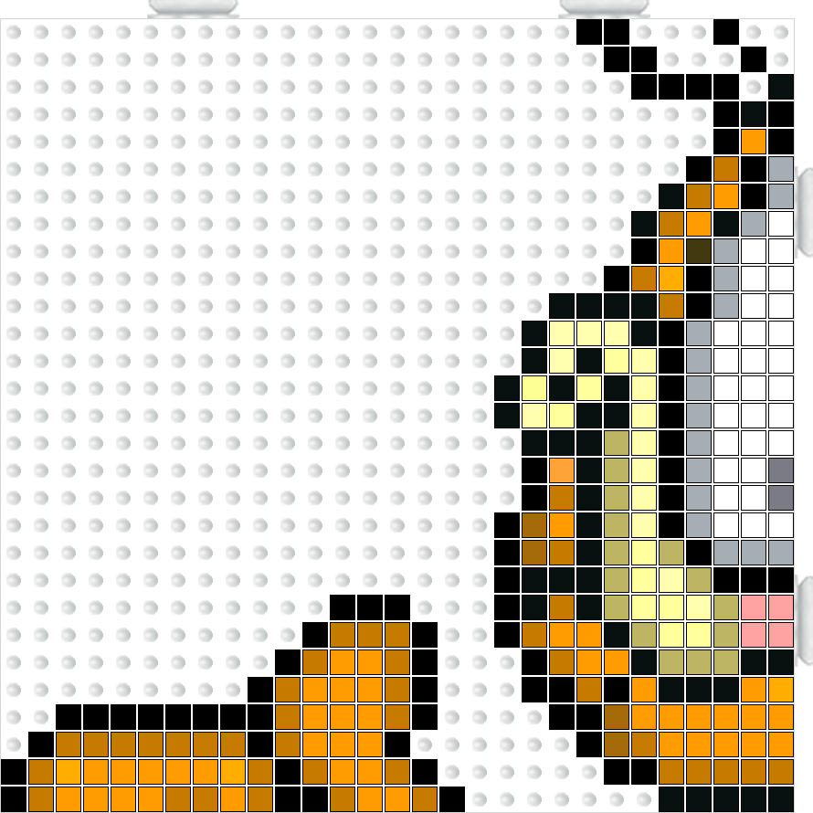 MeGustaHAMABEADS.com: PlantillasHamaBeads Garfield Parte 1