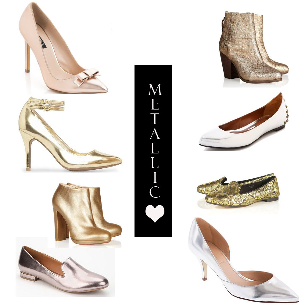 Heart of Gold: A Metallic (Shoe) Moment