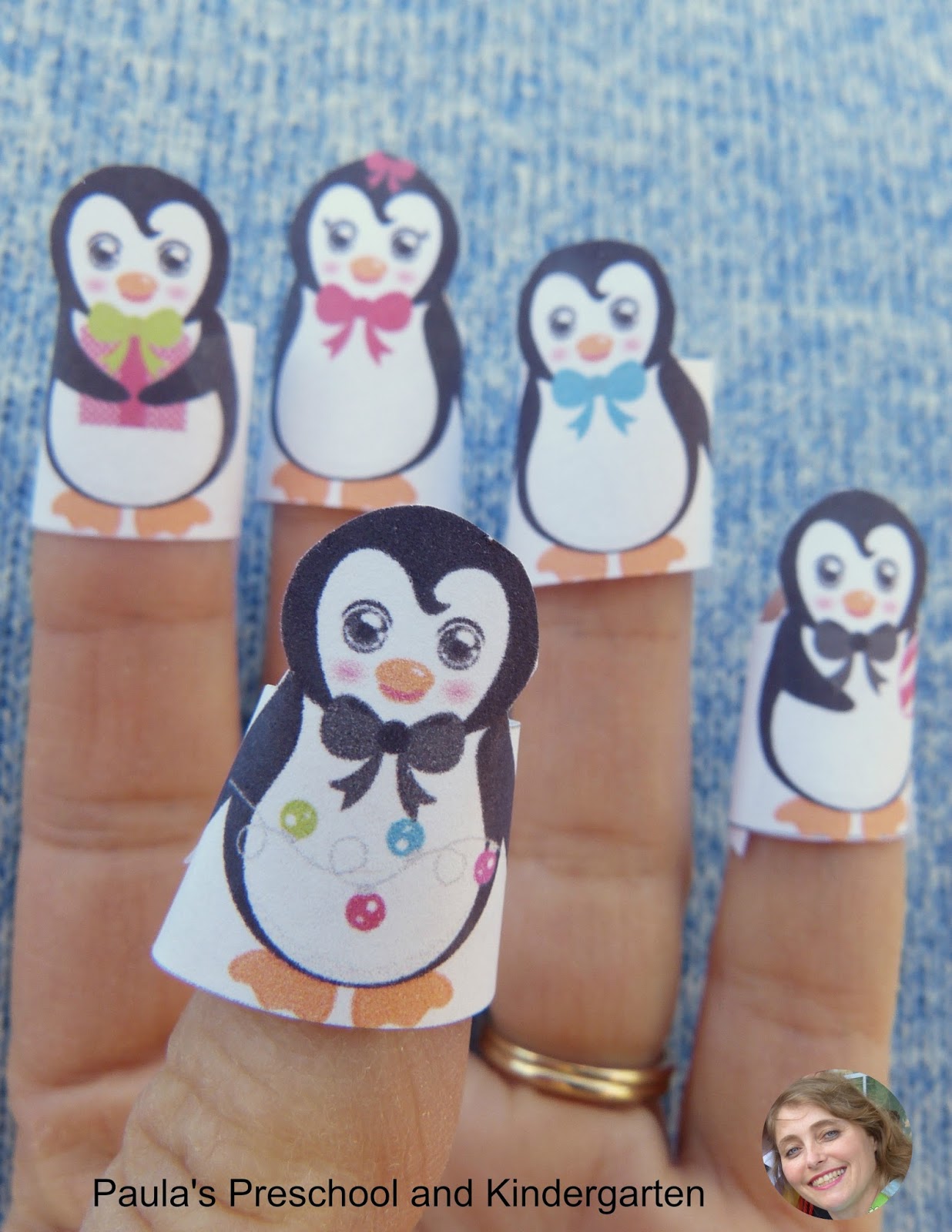 Paula's Primary Classroom: Five Little Penguins, a counting story