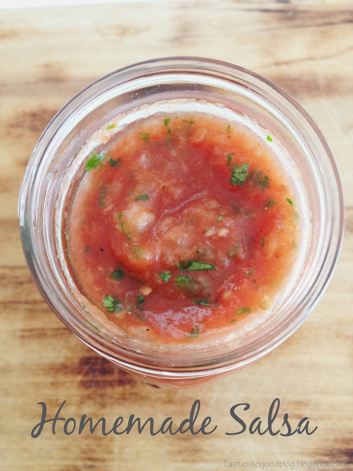 TASTES SO GOOD: Meatless Mondays: Homemade Salsa