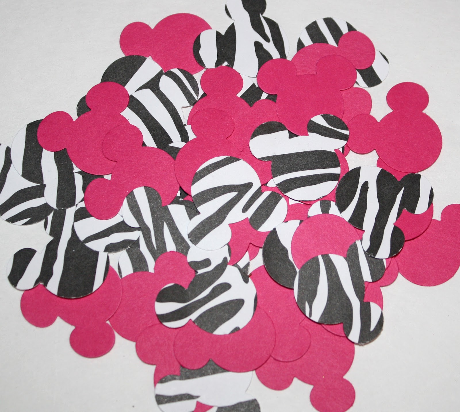 A Little Bit of Patti: Mickey & Minnie Mouse Goes Wild! Zebra Print Punches