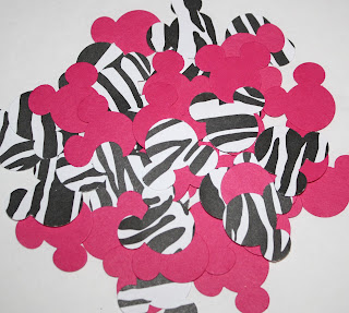 A Little Bit of Patti: Mickey & Minnie Mouse Goes Wild! Zebra Print Punches