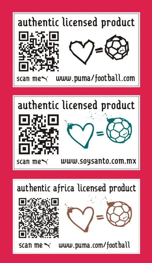 Puma - Etiquetas QR