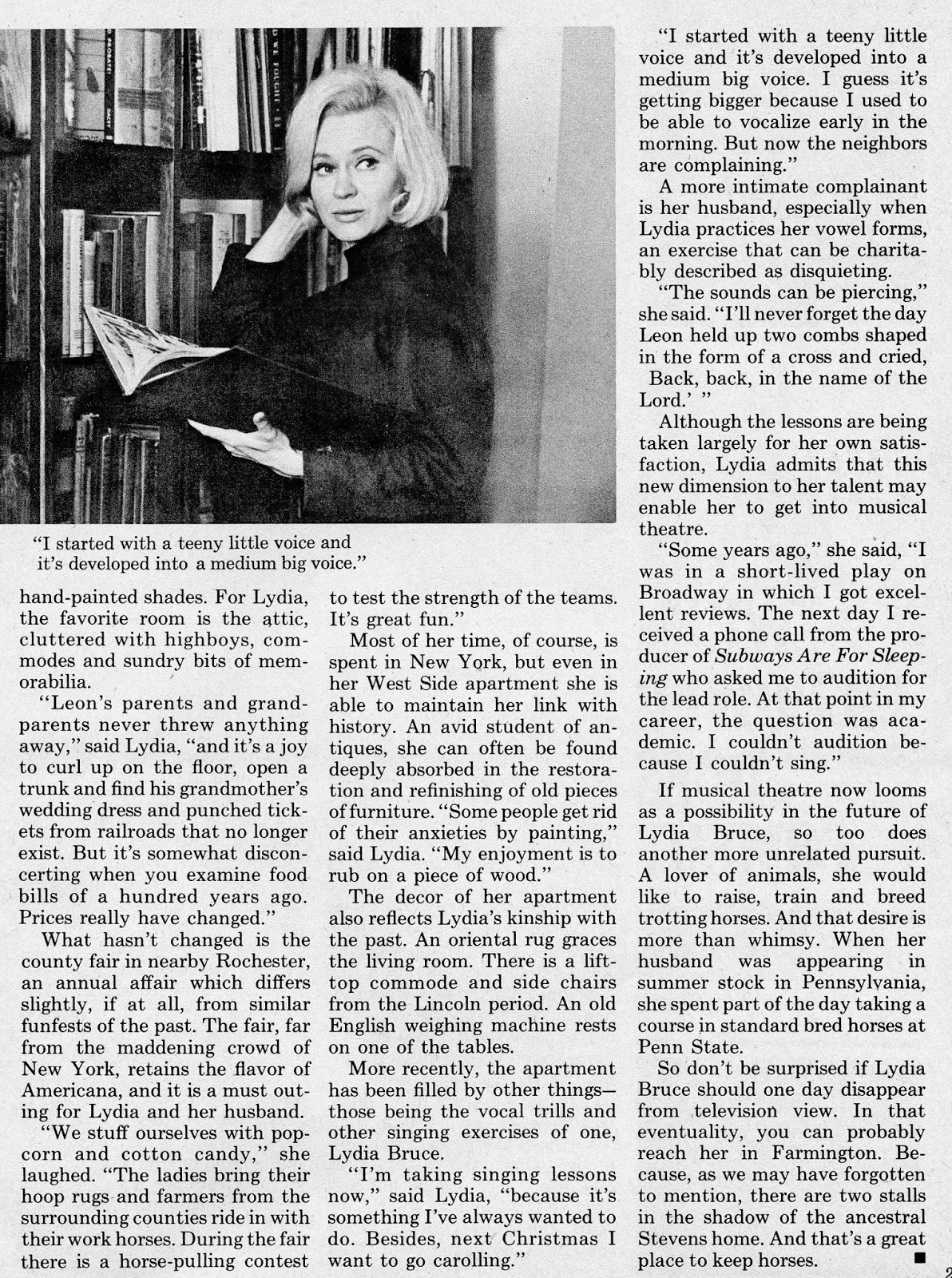 The Doctors: Lydia Bruce-Lady Of The Present Lives With The Past