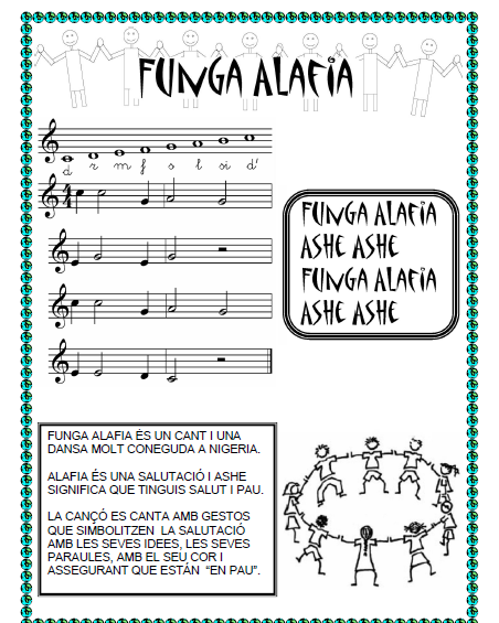 Música Escola Miquel Martí i Pol: FUNGA ALAFIA - AFRICA